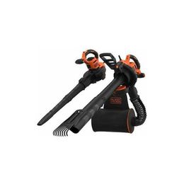 Black & Decker Garten Vakuum und Blattgebläse 3000W, 72 l Schwarz+Decker BEBLV301