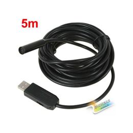 Meditrade GmbH Trade Shop Traesio - endoskopische kamera usb flexible photoinspektionskamera 4 led 5 m sonde