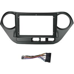 9 Zoll 2 Din Auto Armaturenbrett Rahmen Radio Fascia Dash MP5 Player dvd Adapter Panel mit Kabel für I10