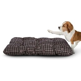 Bestlivings Hundekissen 85x125x15cm (LxBxH) - Braun - Hundekorb gepolstert in vielen Größen m-xxl, kleine bis große Hunde, Hundebett, öko-tex - Braun