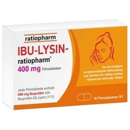 IBU-LYSIN-ratiopharm 400 mg Filmtabletten 10 St