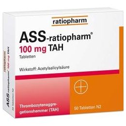 ASS-ratiopharm 100 mg TAH Tabletten 50 St