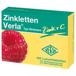 Verla-Pharm Arzneimittel GmbH & Co. KG Zinkletten Verla Himbeere Lutschtabletten 100 St
