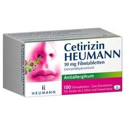 Cetirizin HEUMANN 10 mg Filmtabletten 100 St