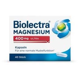 HERMES Arzneimittel Biolectra Magnesium 400 mg ultra Kapseln 40 St