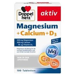 Queisser Doppelherz Magnesium+Calcium+D3 Tabletten 100 St
