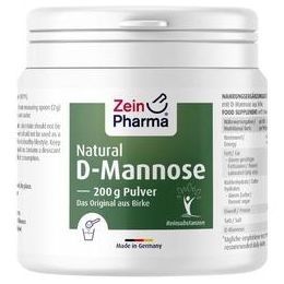 ZeinPharma Natural D-Mannose aus Birke Pulver 200 g