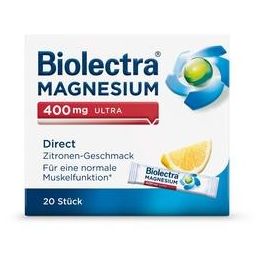 HERMES Arzneimittel Biolectra Magnesium 400 mg ultra Direct Zitrone 20 St