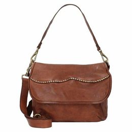 Campomaggi Schultertasche Leder 32 cm cognac