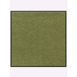 Fußmatte Salonloewe Teppiche Gr. B/L: 115 cm x 115 cm, 7 mm, 1 St., grün Fußmatten einfarbig