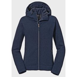 Schöffel SCHÖFFEL Fleecejacke »Fleece Hoody Lakefield L« mit Kapuze 8820 - blau 42 42 Leichte, schnell trocknende Tecnowool Funktionswolle