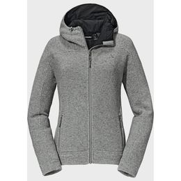 Schöffel SCHÖFFEL Fleecejacke »Fleece Hoody Lakefield L« mit Kapuze 9260 - grau 34 34 Leichte, schnell trocknende Tecnowool Funktionswolle