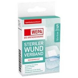 WEPA Wundverband wasserdicht 7,2x5 cm steril 5 St