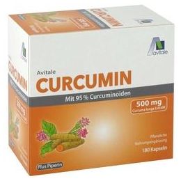 Avitale Curcumin 500 mg 95% Curcuminoide+Piperin Kapseln 180 St