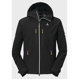 Schöffel SCHÖFFEL Outdoorjacke »Softshell Jacket Matrei M« mit Kapuze 9990 - schwarz 46 46 Hohe Atmungsaktivität und Feuchtigkeitstransport