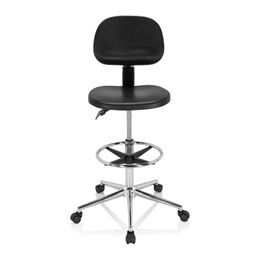 hjh OFFICE Counterstuhl TOP WORK 24 I Hartschaum ohne Armlehnen