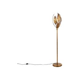 Qazqa Vintage Stehlampe Gold - Botanica - Gold/Messing