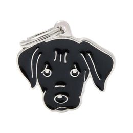 MyFamily Black Labrador ID Dog Tag