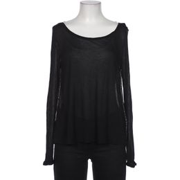 Maison Scotch Damen Bluse, schwarz, Gr. 34