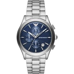 Chronograph Emporio Armani "AR11528" Armbanduhren blau (silberfarben) Herren Quarzuhren