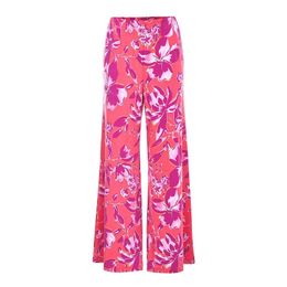 GOLDNER Hose Damen Gr&ouml;&szlig;e 50 lila / pink / wei&szlig;