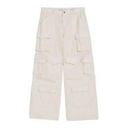Bershka Cargo Pants female White size 34
