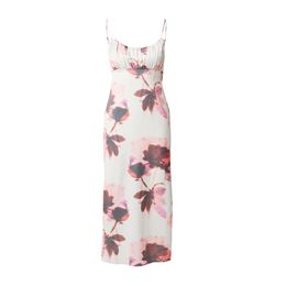 Topshop Kleid Damen Größe 34 hellpink / karminrot / weiß