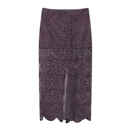Pull&Bear Pull&bear Skirt female Purple size S