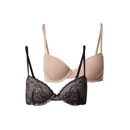Dorina BH Damen Gr&ouml;&szlig;e 90 beige / schwarz
