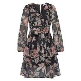 Lascana Lascana Druckkleid Damen Gr&ouml;&szlig;e 40 creme / hellbraun / mint / hellpink / schwarz Winterkleid
