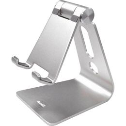 Helit 1 Handyständer "the lite stand" Alu 7,4x7,9x10cm silber Smartphone-Halterung, silberfarben