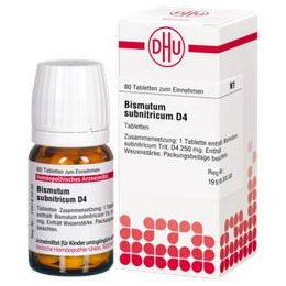 DHU-Arzneimittel Bismutum Subnitricum D 4 Tabletten 80 St
