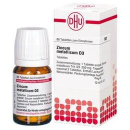 DHU-Arzneimittel Zincum Metallicum D 3 Tabletten 80 St
