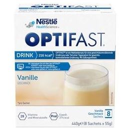 Optifast home Drink Vanille Pulver 8X55 g