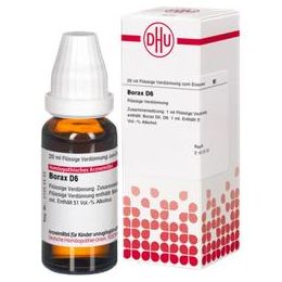 DHU-Arzneimittel Borax D 6 Dilution 20 ml
