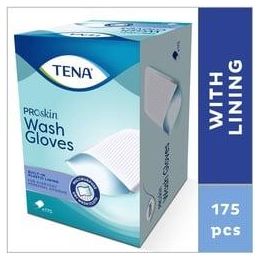 TENA Wash Glove with plastic Lining 175 St