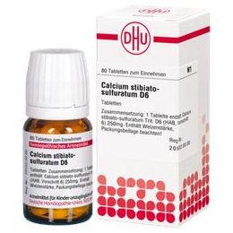 DHU-Arzneimittel Calcium Stibiato sulfuratum D 6 Tabletten 80 St