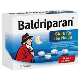 Pharma SGP Baldriparan Stark für die Nacht überzogene Tab. 60 St