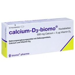 CALCIUM-D3-biomo Kautabletten 500+D 50 St