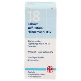 DHU-Arzneimittel Biochemie DHU 18 Calcium sulfuratum D 12 Tabletten 80 St