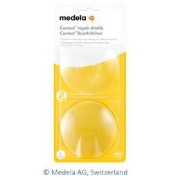 medela Brusthütchen Contact L m.Aufbw.Box 2 St