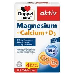 Queisser Doppelherz Magnesium+Calcium+D3 Tabletten 120 St