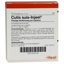 Heel Cutis suis Injeel Ampullen 10 St