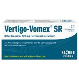 Klinge Pharma Vertigo-Vomex SR Retardkapseln 10 St