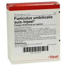 Heel Funiculus Umbilicalis suis Injeel Ampullen 10 St