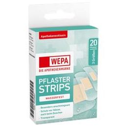 WEPA Pflasterstrips wasserfest 3 Größen 20 St