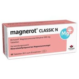 WÖRWAG PHARMA Magnerot Classic N Tabletten 50 St