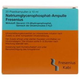 Fresenius Natriumglycerophosphat Ampulle Infusionslsg.-Konz. 20X10 ml