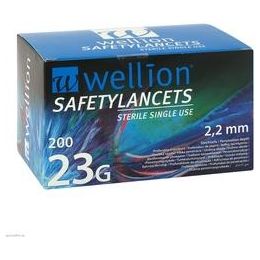 Wellion Safetylancets 23 G Sicherheitseinmallanz. 200 St