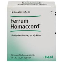 Heel Ferrum Homaccord Ampullen 10 St